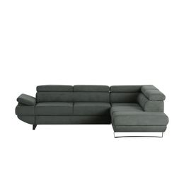 switch Ecksofa aus Mikrofaser Gio ¦ schwarz ¦ Maße (cm): B: 263 H: 74