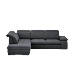 switch Ecksofa Avilla ¦ grau ¦ Maße (cm): B: 285 H: 86 T: 234