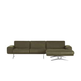 Koinor Ecksofa Hiero ¦ grün ¦ Maße (cm): B: 298 H: 80 T: 154