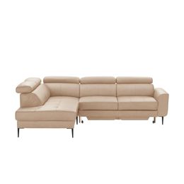 Max Schelling Ecksofa Momentum ¦ beige ¦ Maße (cm): B: 262 H: 92 T: