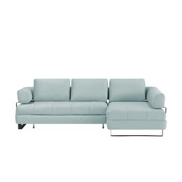 switch Ecksofa in Lederoptik Havana ¦ blau ¦ Maße (cm): B: 272 H: 72