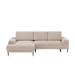 switch Ecksofa aus Cord Capitol ¦ beige ¦ Maße (cm): B: 276 H: 89 T: