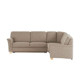 Smart Ecksofa Valencia ¦ braun ¦ Maße (cm): B: 272 H: 90 T: 242