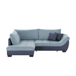 bobb Ecksofa Krissy ¦ blau ¦ Maße (cm): B: 251 H: 88 T: 190