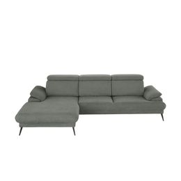 switch Ecksofa Sicilia ¦ grau ¦ Maße (cm): B: 290 H: 101 T: 187