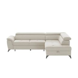 switch Ecksofa Aldeia ¦ beige ¦ Maße (cm): B: 252 H: 70 T: 200