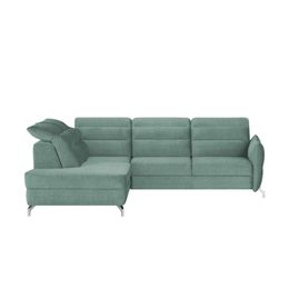 switch Ecksofa Montale ¦ grün ¦ Maße (cm): B: 261 H: 108 T: 229