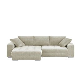 bobb Ecksofa mit Schlaffunktion Caro ¦ beige ¦ Maße (cm): B: 305 H: