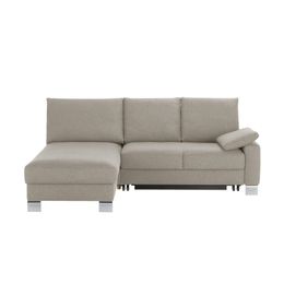 Höffner Ecksofa Fürth ¦ grau ¦ Maße (cm): B: 218 H: 90 T: 180