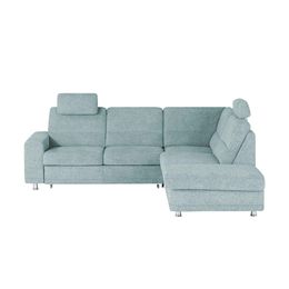 meinSofa Ecksofa Marc ¦ blau ¦ Maße (cm): B: 243 H: 85 T: 234