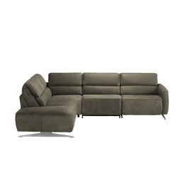 Musterring Ecksofa MR260 ¦ grün ¦ Maße (cm): B: 281 H: 82 T: 248