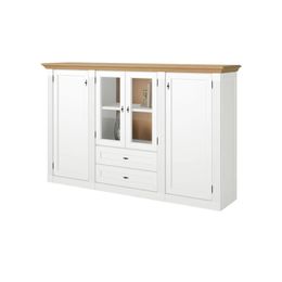 maison bleue Highboard Petit Chalet ¦ holzfarben ¦ Maße (cm): B: 192