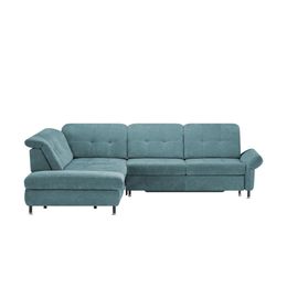 Lounge Collection Ecksofa Sally ¦ blau ¦ Maße (cm): B: 296 H: 85 T: