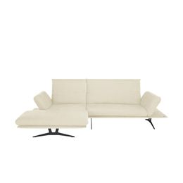 Koinor Ecksofa aus Flachgewebe Francis ¦ creme ¦ Maße (cm): B: 284 H