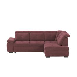 Smart Ecksofa Tamara ¦ rot ¦ Maße (cm): B: 252 H: 90 T: 192