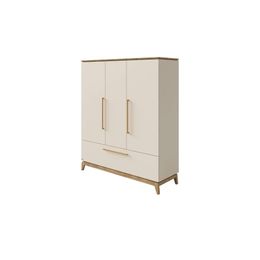 Paidi Kleiderschrank Stiene ¦ beige ¦ Maße (cm): B: 170,7 H: 200 T: