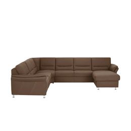 meinSofa Wohnlandschaft Donald ¦ braun ¦ Maße (cm): B: 330 H: 89 T: