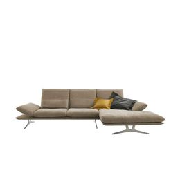 Koinor Ecksofa aus Flachgewebe Francis ¦ beige ¦ Maße (cm): B: 314 H: