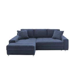 bobb Ecksofa Arissa de Luxe ¦ blau ¦ Maße (cm): B: 258 H: 181 T: 181