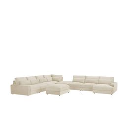 Höffner Wohnlandschaft Branna ¦ creme ¦ Maße (cm): B: 502 H: 88 T: 412