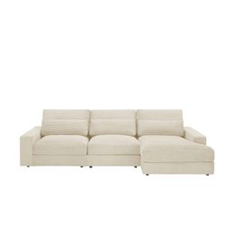 Höffner Ecksofa Branna ¦ creme ¦ Maße (cm): B: 322 H: 88 T: 164