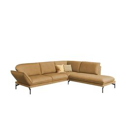 himolla Ecksofa 1478 ¦ gelb ¦ Maße (cm): B: 275 H: 87