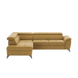 switch Ecksofa Aldeia ¦ gelb ¦ Maße (cm): B: 252 H: 70 T: 200