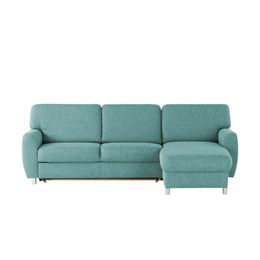 Smart Ecksofa Valencia ¦ türkis/petrol ¦ Maße (cm): B: 263 H: 90 T: