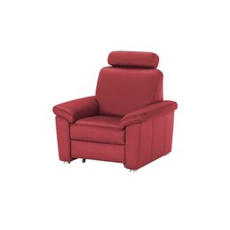 meinSofa Sessel Mikrofaser Rita ¦ rot ¦ Maße (cm): B: 102 H: 91 T: 91