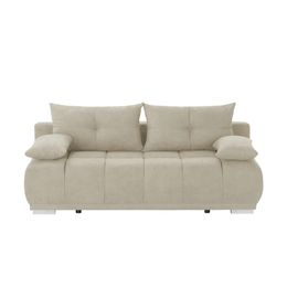 switch Schlafsofa mit Boxspringpolsterung Gala ¦ beige ¦ Maße (cm):