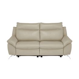 Natuzzi Editions Sofa aus Echtleder Orlando ¦ beige ¦ Maße (cm): B: 1