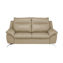 Natuzzi Editions Sofa aus Echtleder Orlando ¦ beige ¦ Maße (cm): B: 1