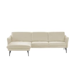 himolla Ecksofa Leder 1928 ¦ beige ¦ Maße (cm): B: 280 H: 83 T: 175