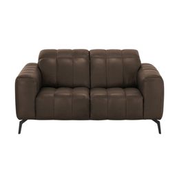 Natuzzi Editions Ledersofa mit Kopfteilverstellung Portento ¦ braun ¦