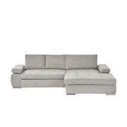 Smart Ecksofa Ibby ¦ grau ¦ Maße (cm): B: 294 H: 73 T: 173