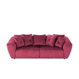 Smart Big Sofa Krista ¦ rot ¦ Maße (cm): B: 250 H: 81 T: 106