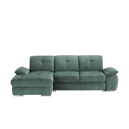 Höffner Ecksofa Gladys ¦ türkis/petrol ¦ Maße (cm): B: 282 H: 103 T: 197