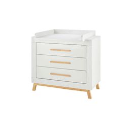 Höffner Wickelkommode Miami White ¦ weiß ¦ Maße (cm): B: 109 H: 101 T: 72