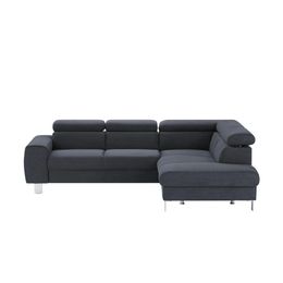 U.N.O uno Ecksofa Los Angeles ¦ blau ¦ Maße (cm): B: 249 H: 72