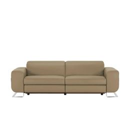 JOOP! Ledersofa 8151 ¦ beige ¦ Maße (cm): B: 238 H: 74 T: 111