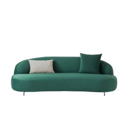 Soho Sofa, 3-sitzig Ariane ¦ grün ¦ Maße (cm): B: 224 H: 80 T: 106