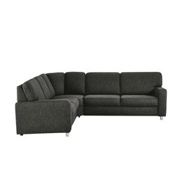 Smart Ecksofa Valencia ¦ schwarz ¦ Maße (cm): B: 236 H: 90 T: 266