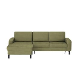 Höffner Ecksofa Coline Move ¦ grün ¦ Maße (cm): B: 258 H: 85 T: 185