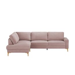 Gray & Jones Cord-Sofa Capa ¦ rosa/pink ¦ Maße (cm): B: 276 H: 86 T: