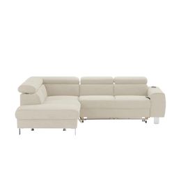 U.N.O uno Ecksofa Los Angeles ¦ creme ¦ Maße (cm): B: 249 H: 72 T: 207