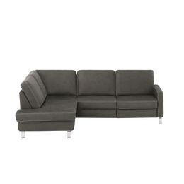 Max Schelling Ecksofa Maximum Plus ¦ grau ¦ Maße (cm): B: 257 H: 89