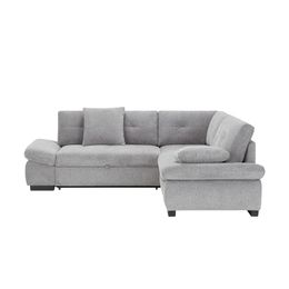 bobb Ecksofa Lindsay ¦ grau ¦ Maße (cm): B: 255 H: 91 T: 225