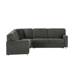 Smart Ecksofa Valencia ¦ schwarz ¦ Maße (cm): B: 266 H: 90 T: 236