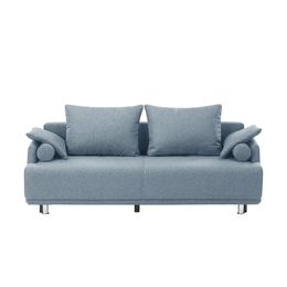 Smart Sofa mit Schlaffunktion Zamira ¦ blau ¦ Maße (cm): B: 218 H: 9