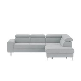 U.N.O uno Ecksofa Los Angeles ¦ grau ¦ Maße (cm): B: 249 H: 72 T: 207